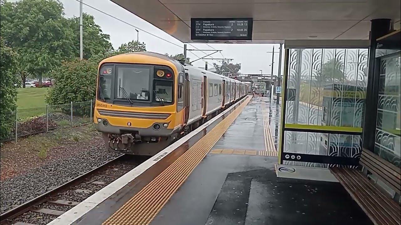 Te Huia Train Passing Homai - YouTube