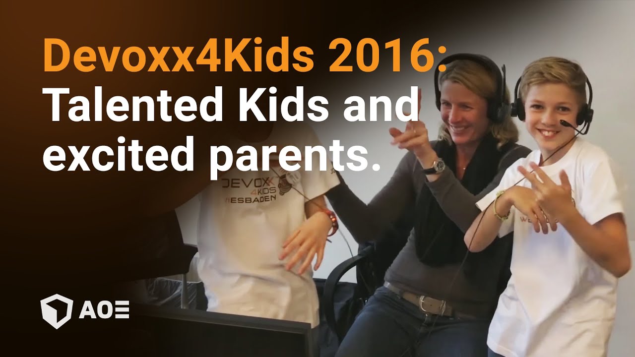 First Devoxx4Kids Wiesbaden Conference at AOE: April 2016 - YouTube