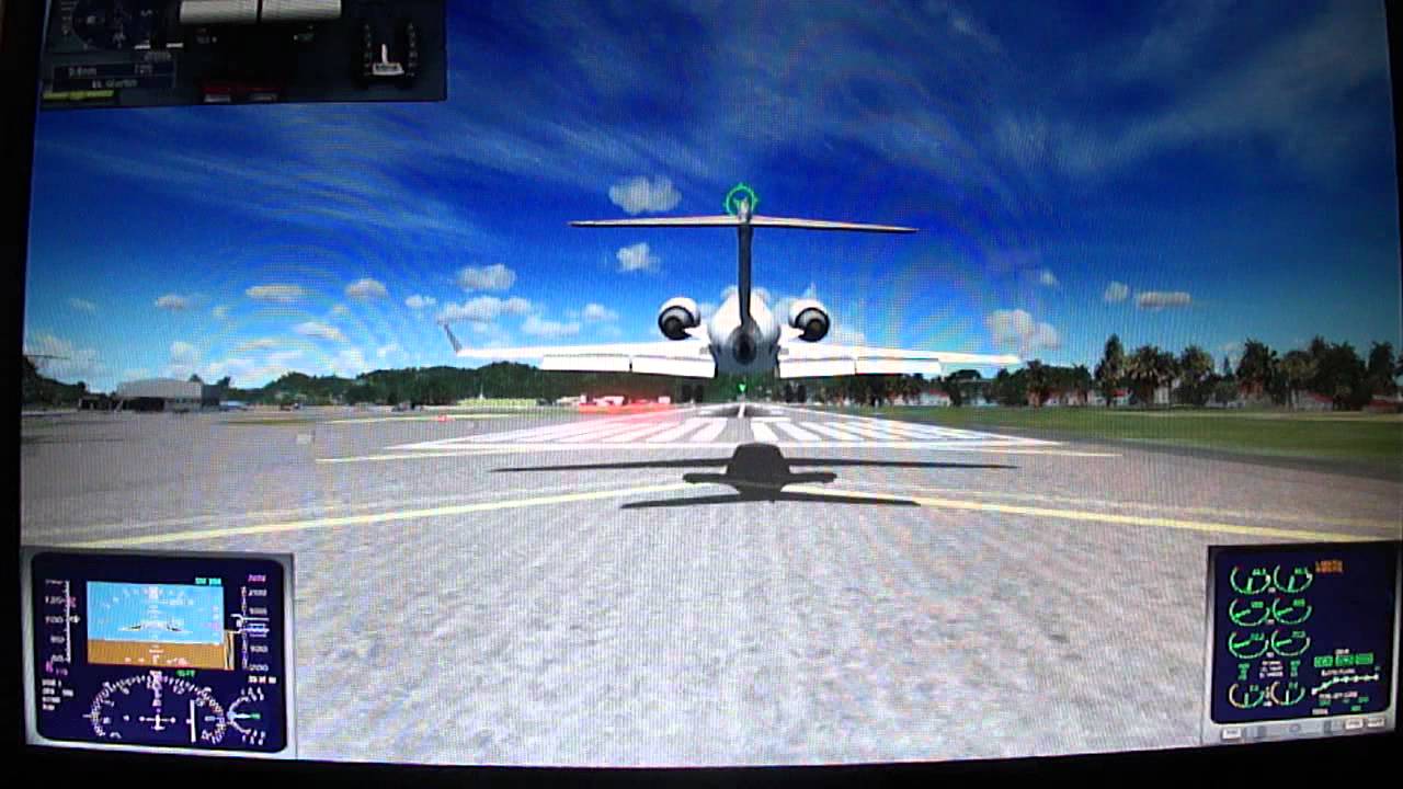FSX Bombardier CRJ700 Lading at Princess Juliana Airport - YouTube