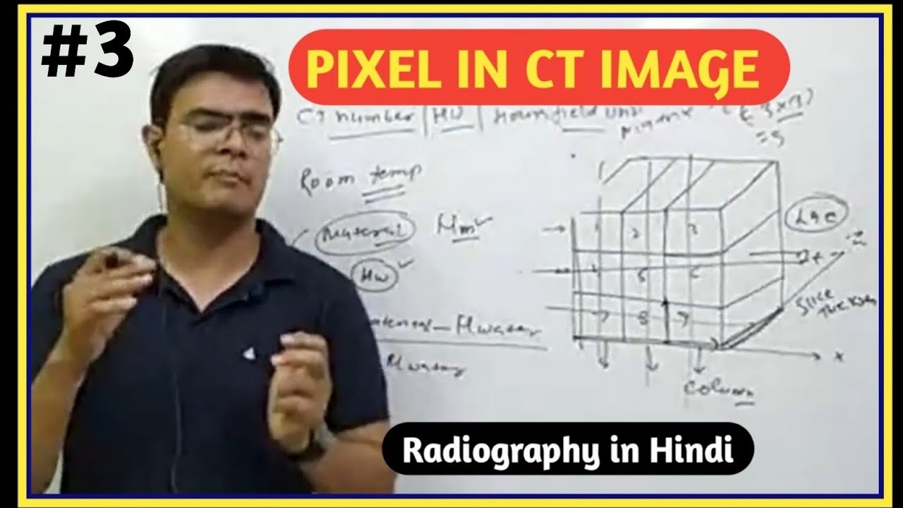 PIXEL MATRIX IN CT SCAN | CT NUMBER | HOUNSFIELD UNIT | सी टी नंबर ...