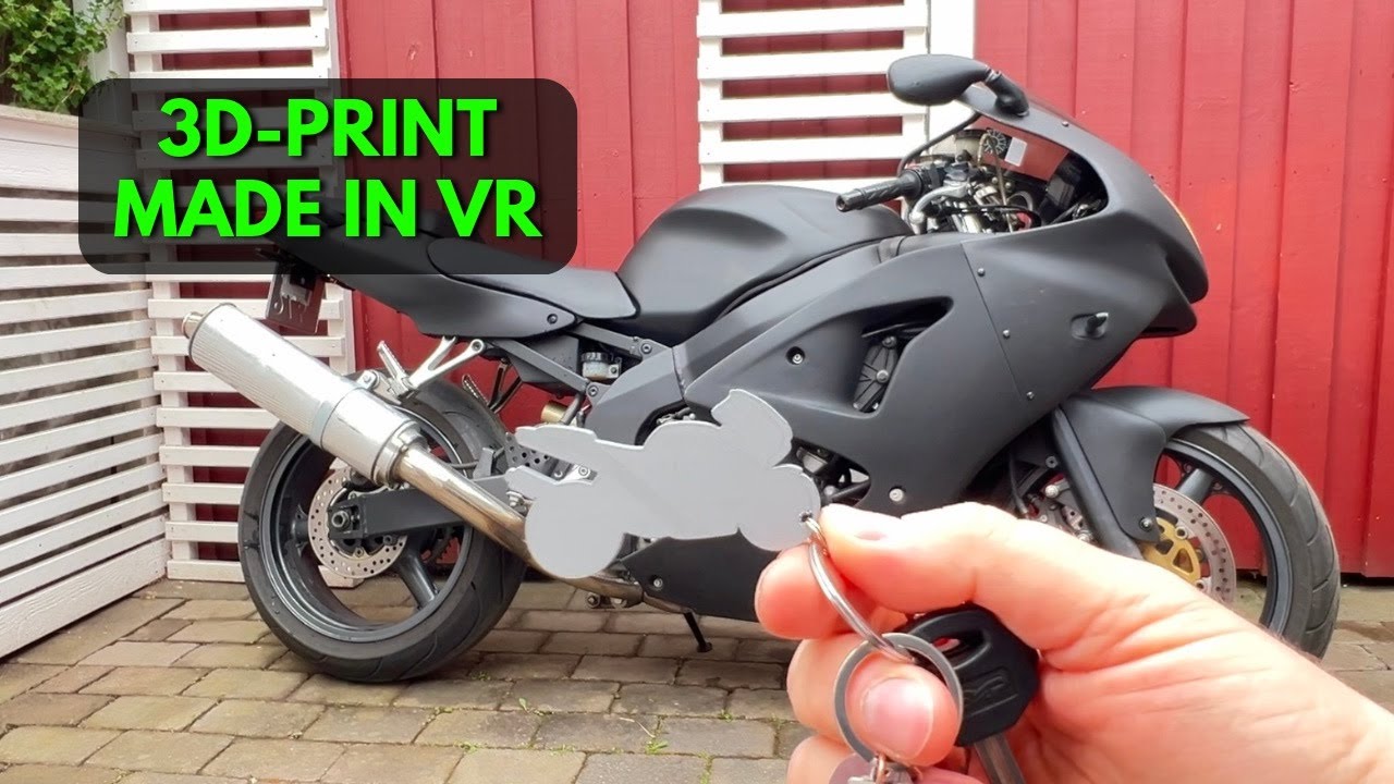 How I Made a Motorcycle Keychain in VR (Gravity Sketch + 3D Print ...