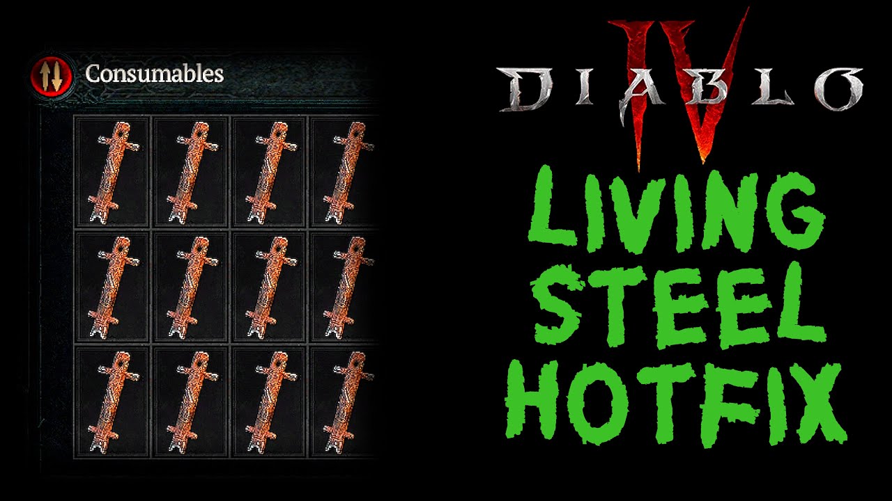 New Living Steel Hotfix Live - Extremely Fast Living Steel Farm - YouTube