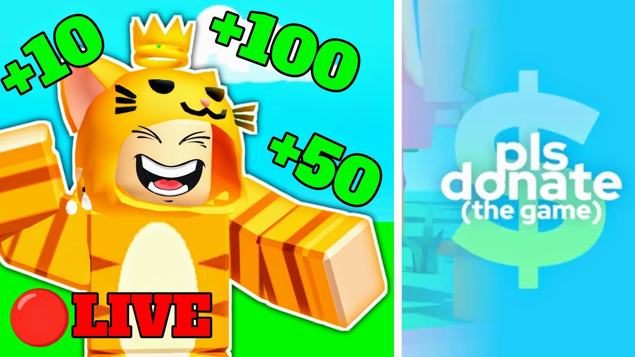 🔴AFK LIVE IN PLS DONATE!! - YouTube