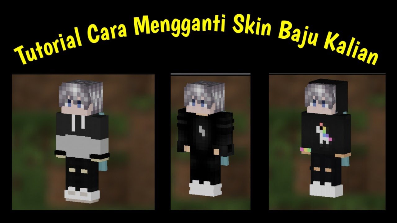 TUTORIAL CARA MENGGANTI SKIN BAJU KALIAN?!?? | MINECRAFT TUTORIAL - YouTube