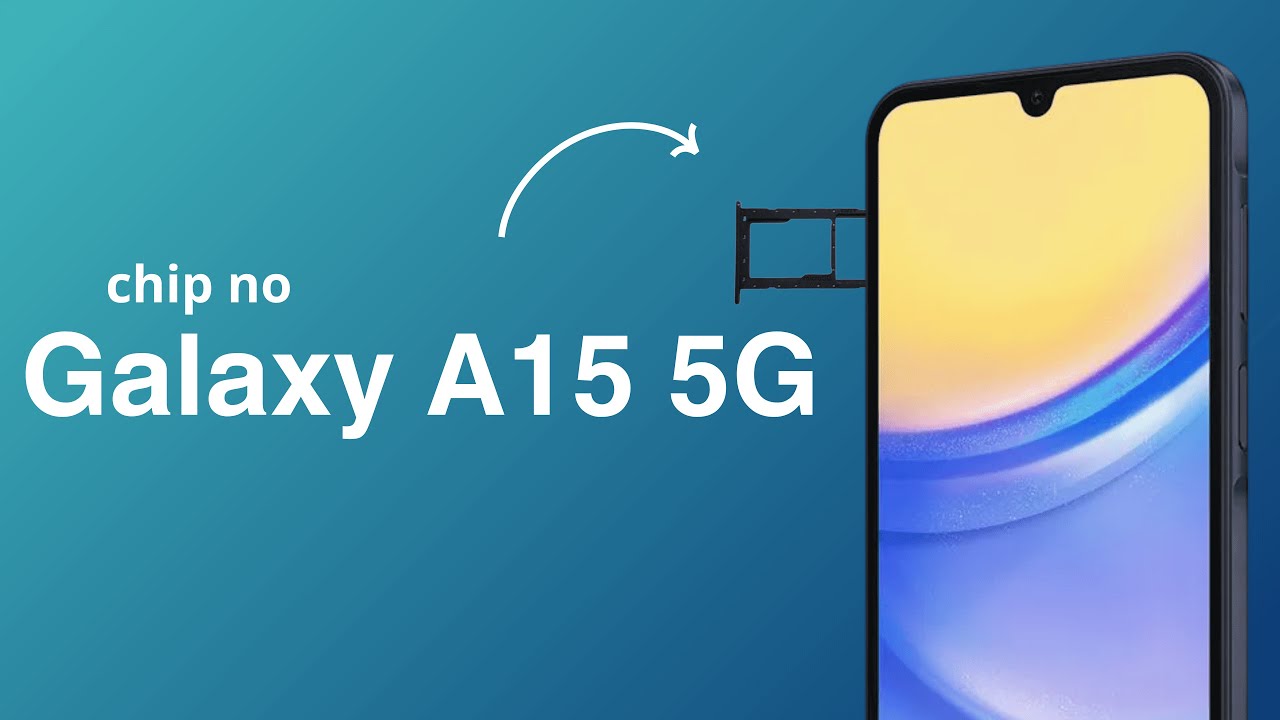 Como Colocar Chip no Galaxy A15 5G (Chip e Cartão SD) - YouTube