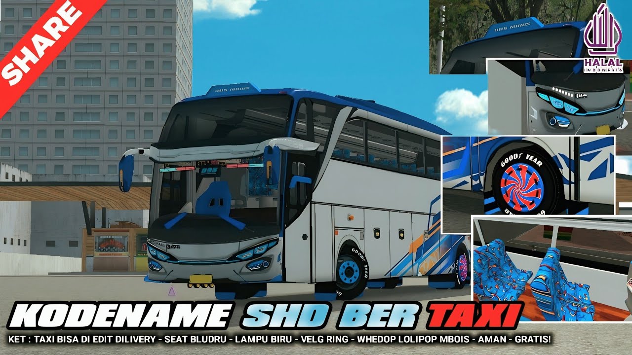 SHARE KODENAME BUS SHD BER TAXI ALA SUGENG RAHAYU || free!!! - YouTube