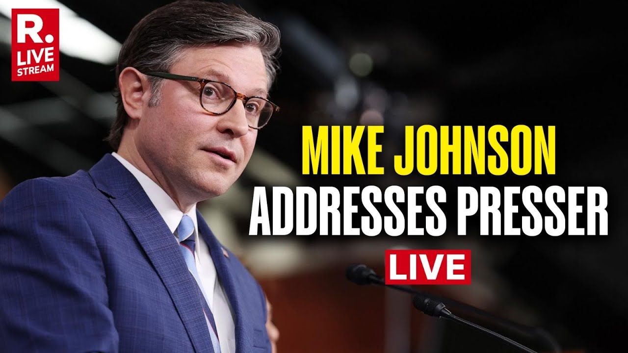 UK LIVE: House Speaker Mike Johnson Addresses Press Conference As US ...