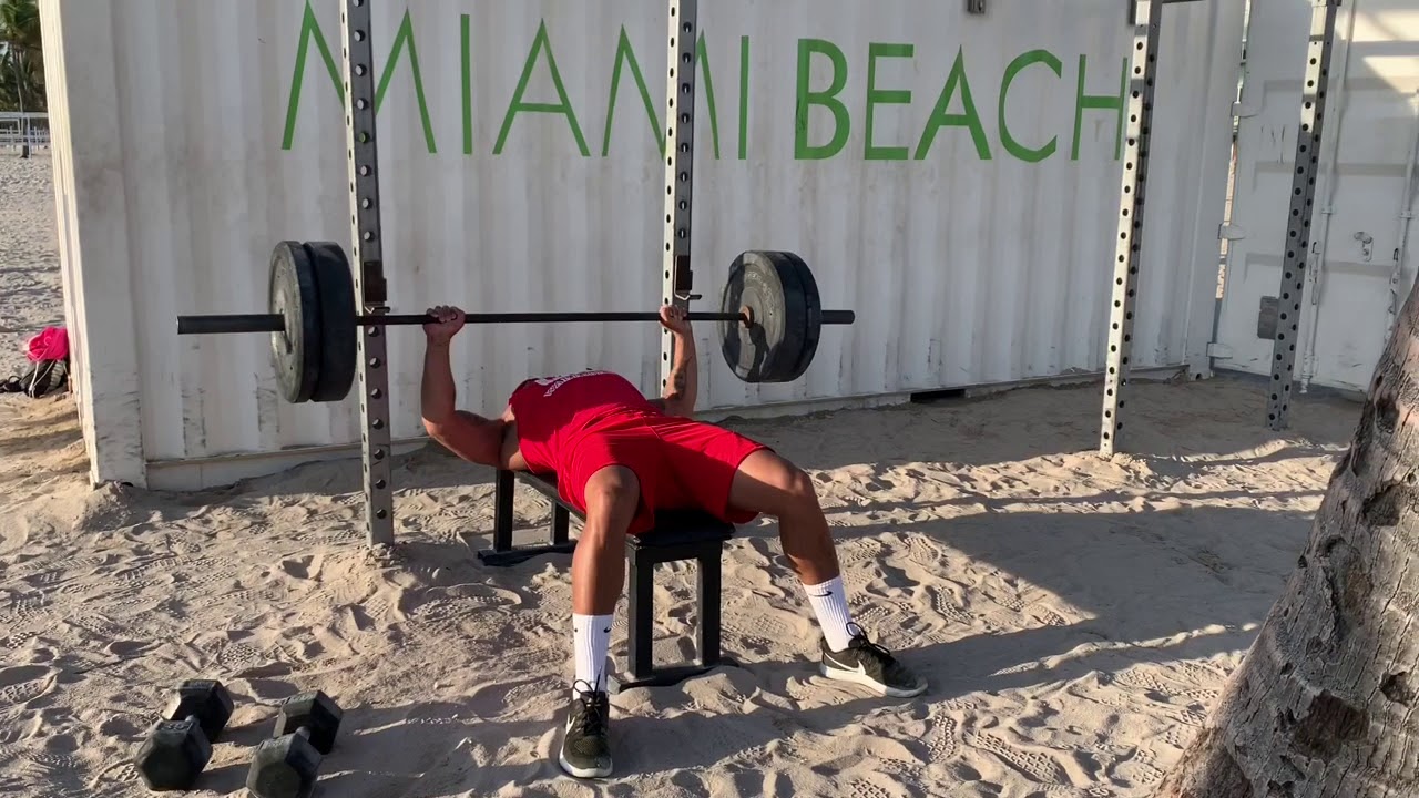 1st Beach Workout 2020 - YouTube