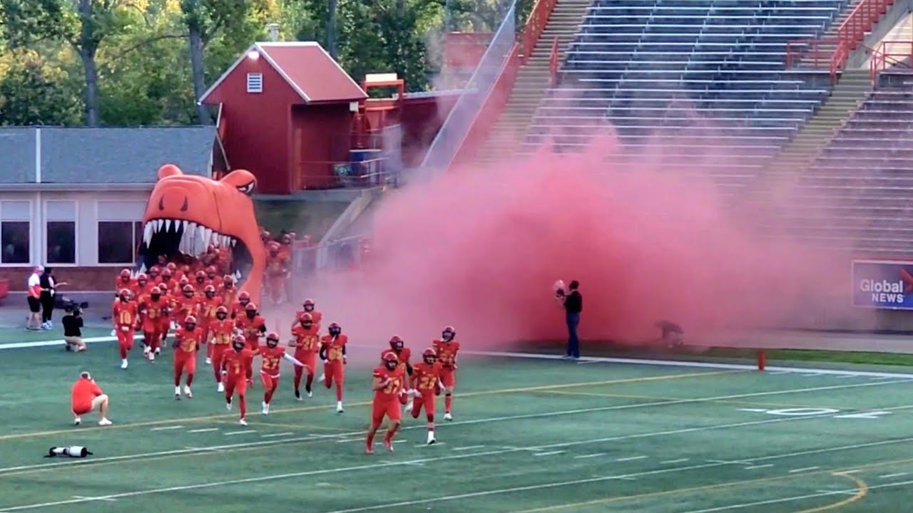 DINOS FOOTBALL UNIVERSITY of CALGARY | MCMAHON STADIUM | MERVIE VLOGS ...