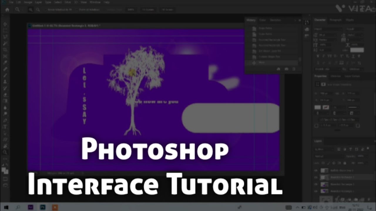 Photoshop Interface Tutorial 1 - YouTube
