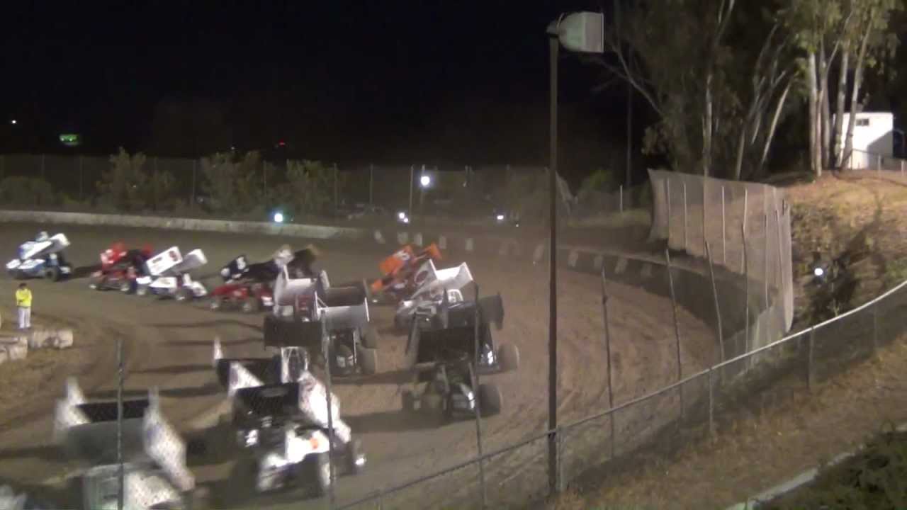 ASCS National Sprint Cars A-Main Event at Santa Maria Speedway, July ...