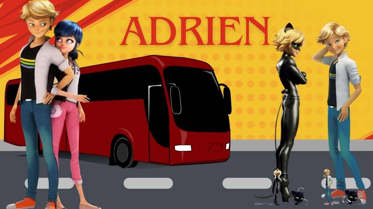 Adrien colour in Adrien amazing cartoon series Ladybug // 🎨🖍️// 🌈 - YouTube