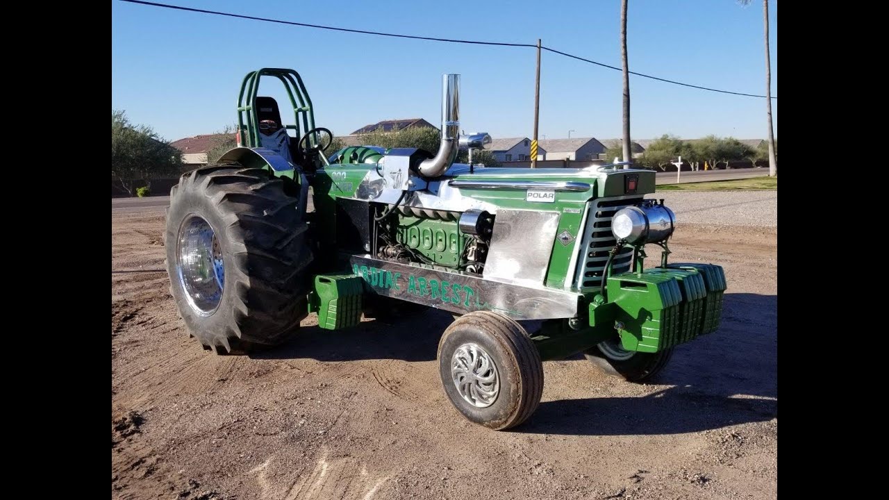 Oliver 990 Pull Tractor Video - YouTube