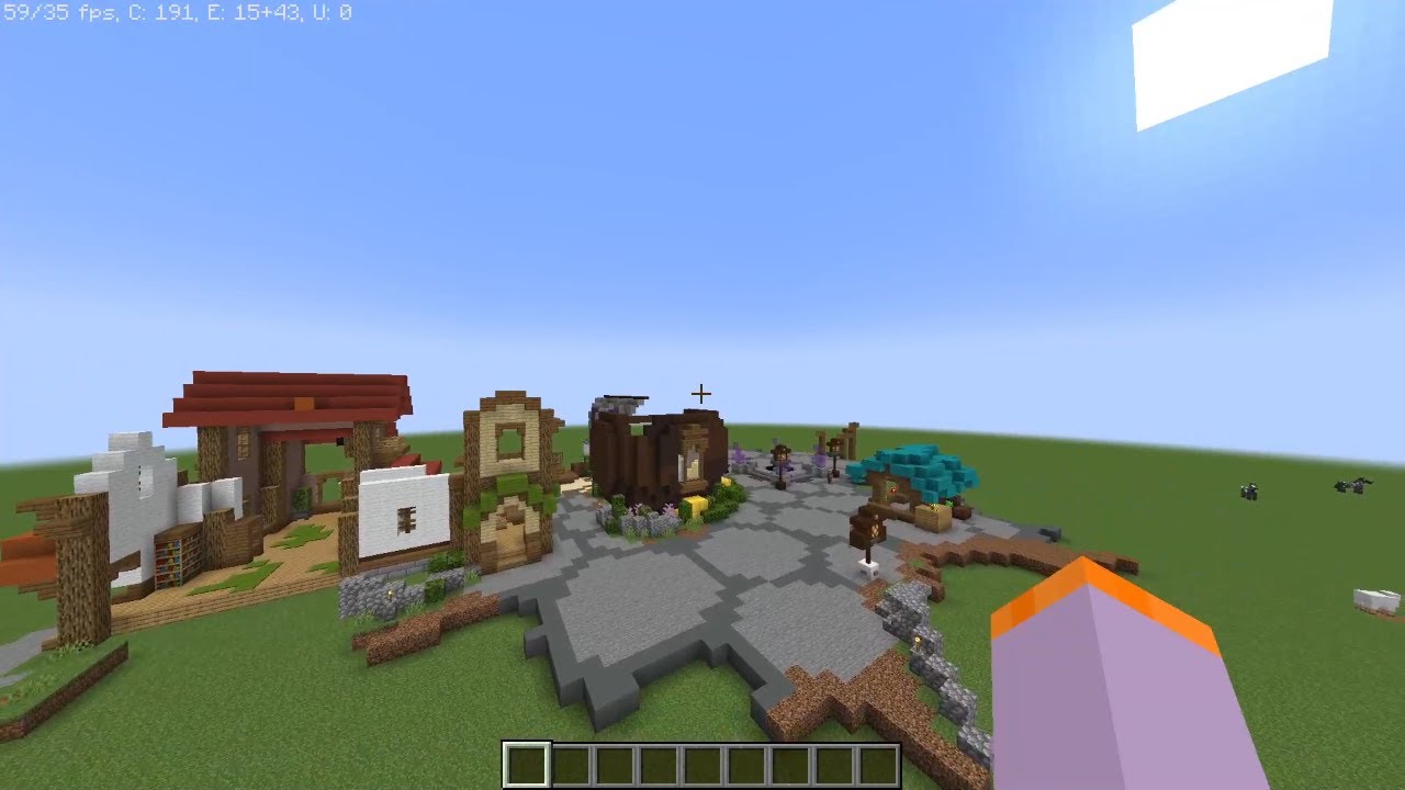 Hypixel Skyblock Hub Recreation Update 2! - YouTube