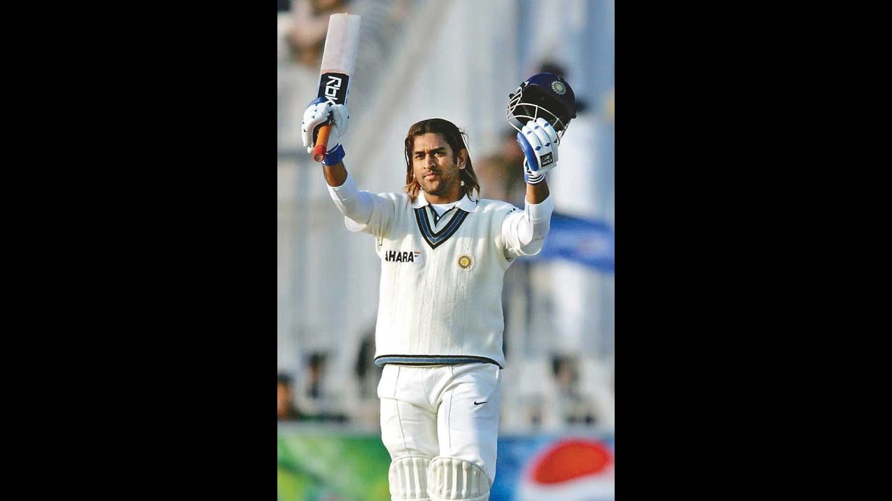 M S Dhoni First Test Century 148 vs Pakistan 2nd Test 2006 at ...