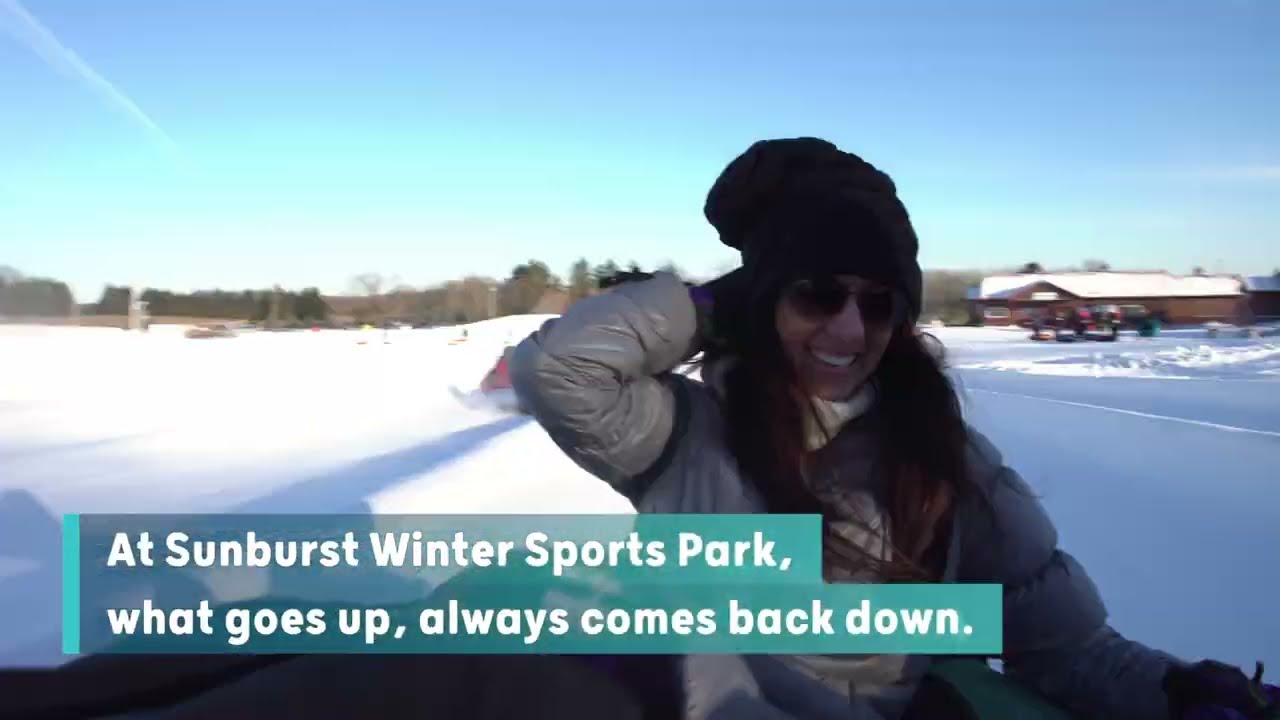 Sunburst Winter Sports Park Tubing in Kewaskum, WI - YouTube