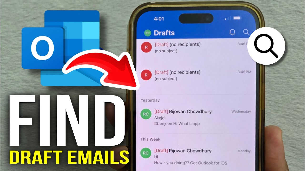 How to Find Draft Emails in Outlook - 2025 - YouTube