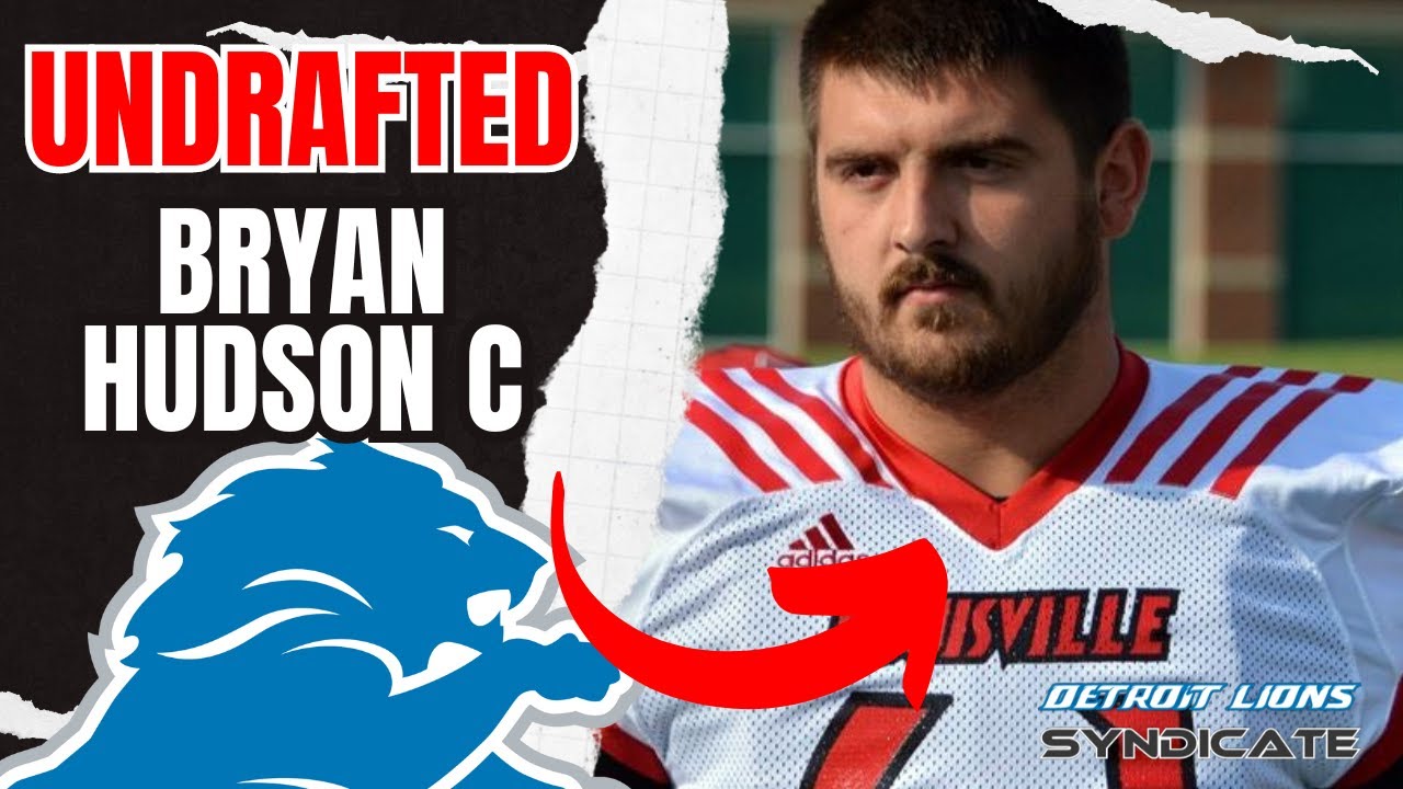 UNDRAFTED: Detroit Lions UDFA C Bryan Hudson - YouTube