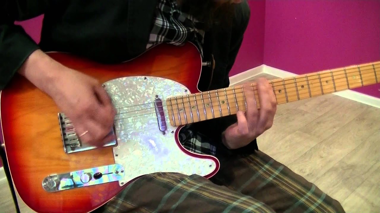 Lamb of God "Redneck" guitar cover. Fender Am Deluxe Telecaster. - YouTube