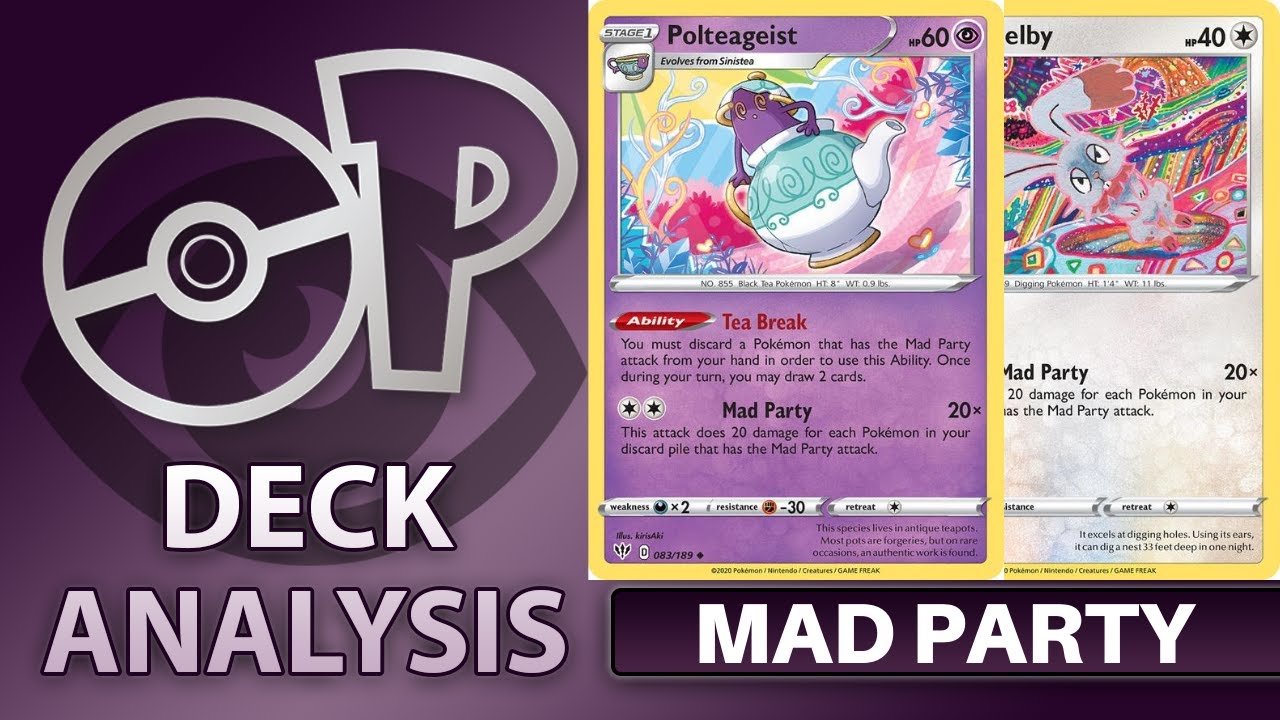 Mad Party Darkness Ablaze Deck Analysis and Battles! TEU-DAA (Pokemon ...