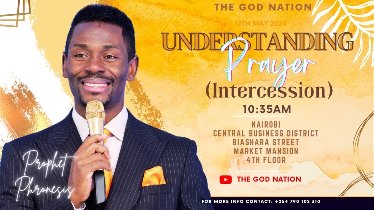 Understanding Prayer (Intercession) Intro || Prophet Phronesis - YouTube