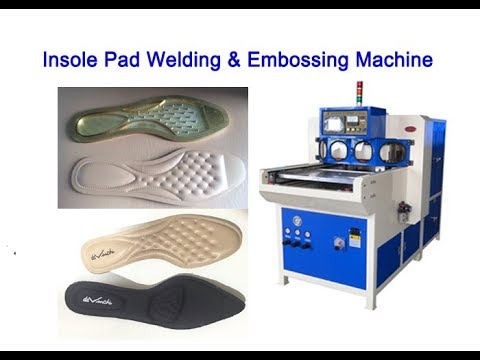 High Frequency Welding and Cutting Machine for shoes insole pad - YouTube