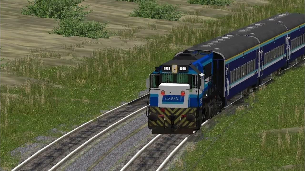 Open Rails Argentina | MRW - Trenes entre Seligman y Robert Willians - YouTube