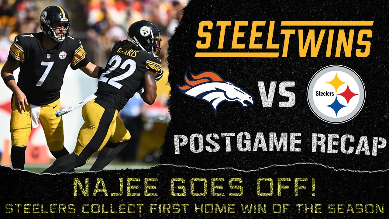 FIRST HOME WIN OF SEASON | STEELERS BEAT BRONCOS 27-19 | STEELERS VS ...