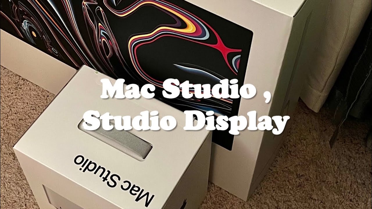 맥 스튜디오 & 스튜디오 디스플레이 & 매직 키보드 언박싱 🍎 l Mac Studio & Studio Display ...