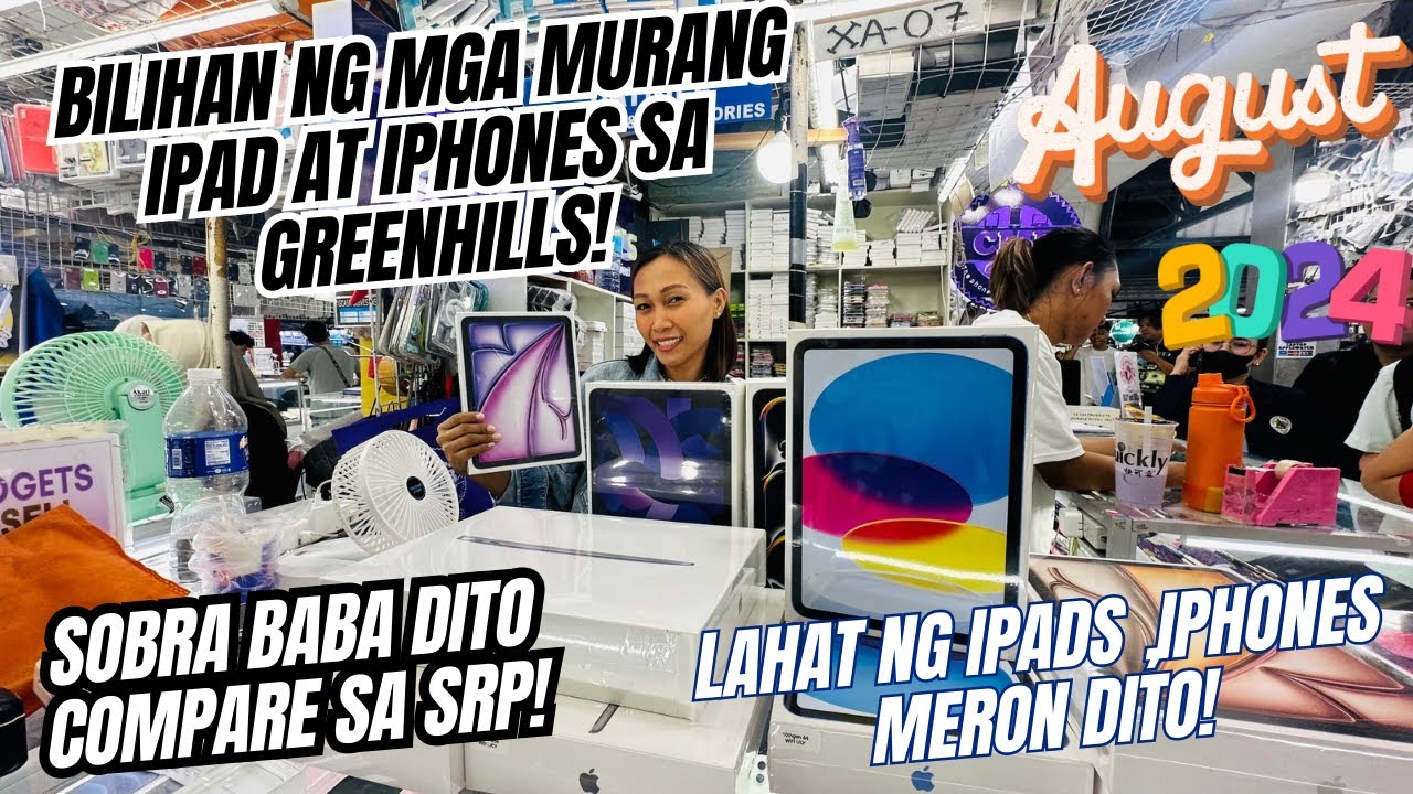 MURANG BILIHAN NG MGA IPADS, IPHONES SA GREENHILLS FULL PRICE UPDATE! IPAD AIR, IPAD PRI AVAIL ...