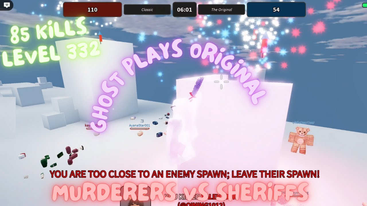 Took a break with Ghost MVS Murderers vs Sheriffs Gameplay - YouTube