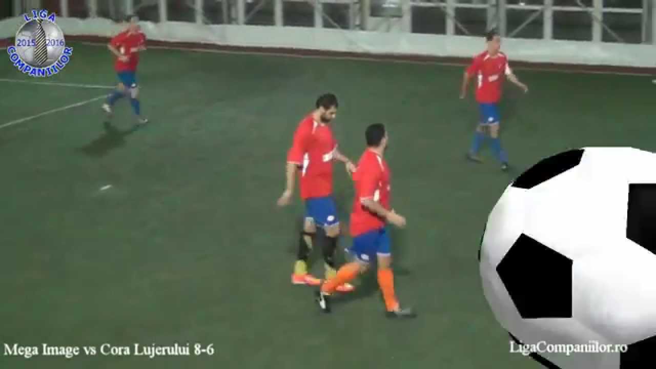 Rezumat Mega Image vs Cora Lujerului (1.Liga Companiilor 2015/16) - YouTube