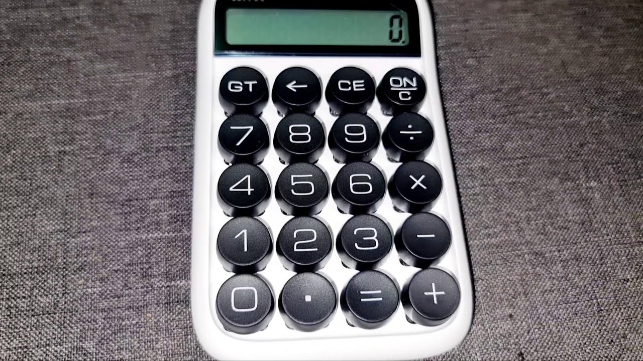 LOFREE Mechanical Calculator - YouTube