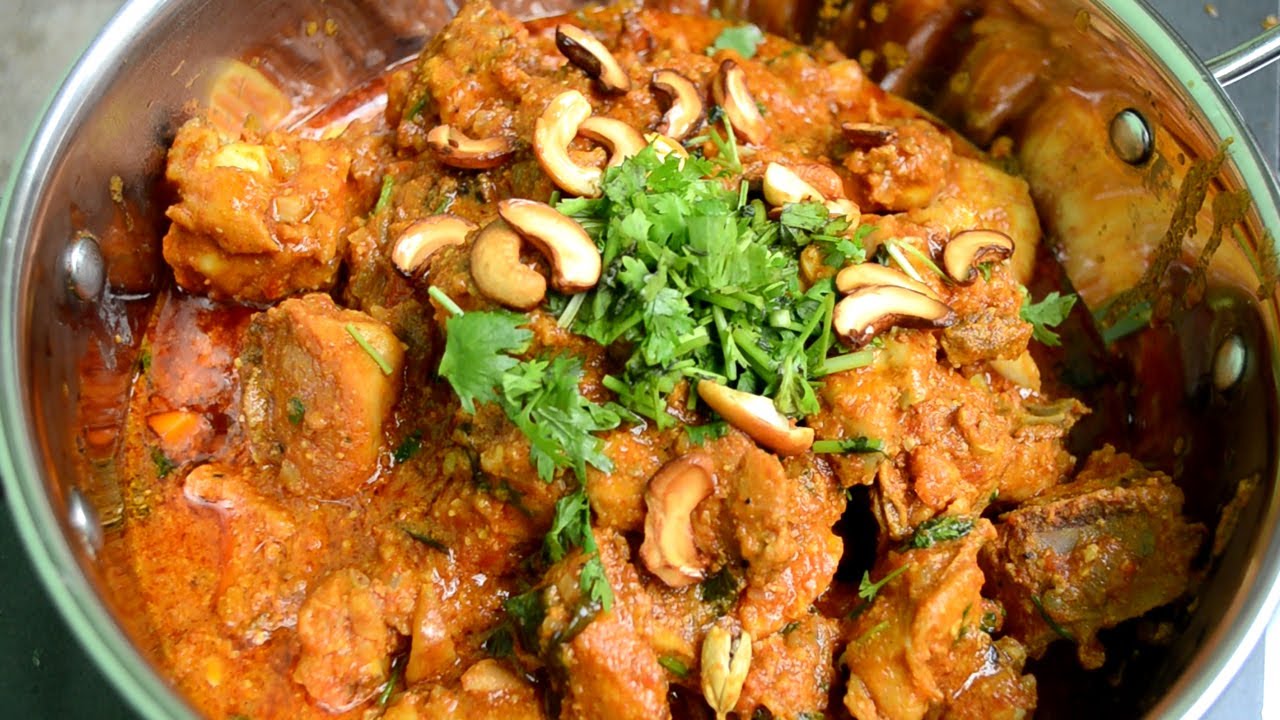 How to cook Kaju chicken curry | కాజు చికెన్ కర్రీ | cashew nuts ...