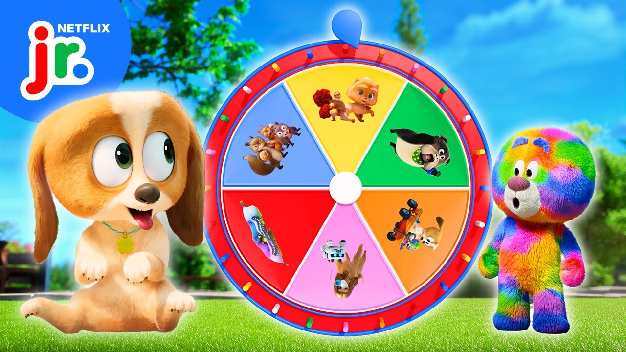 Mystery Wheel of Dogs & Friends! 🐶 Dog Days Out | Netflix Jr - YouTube
