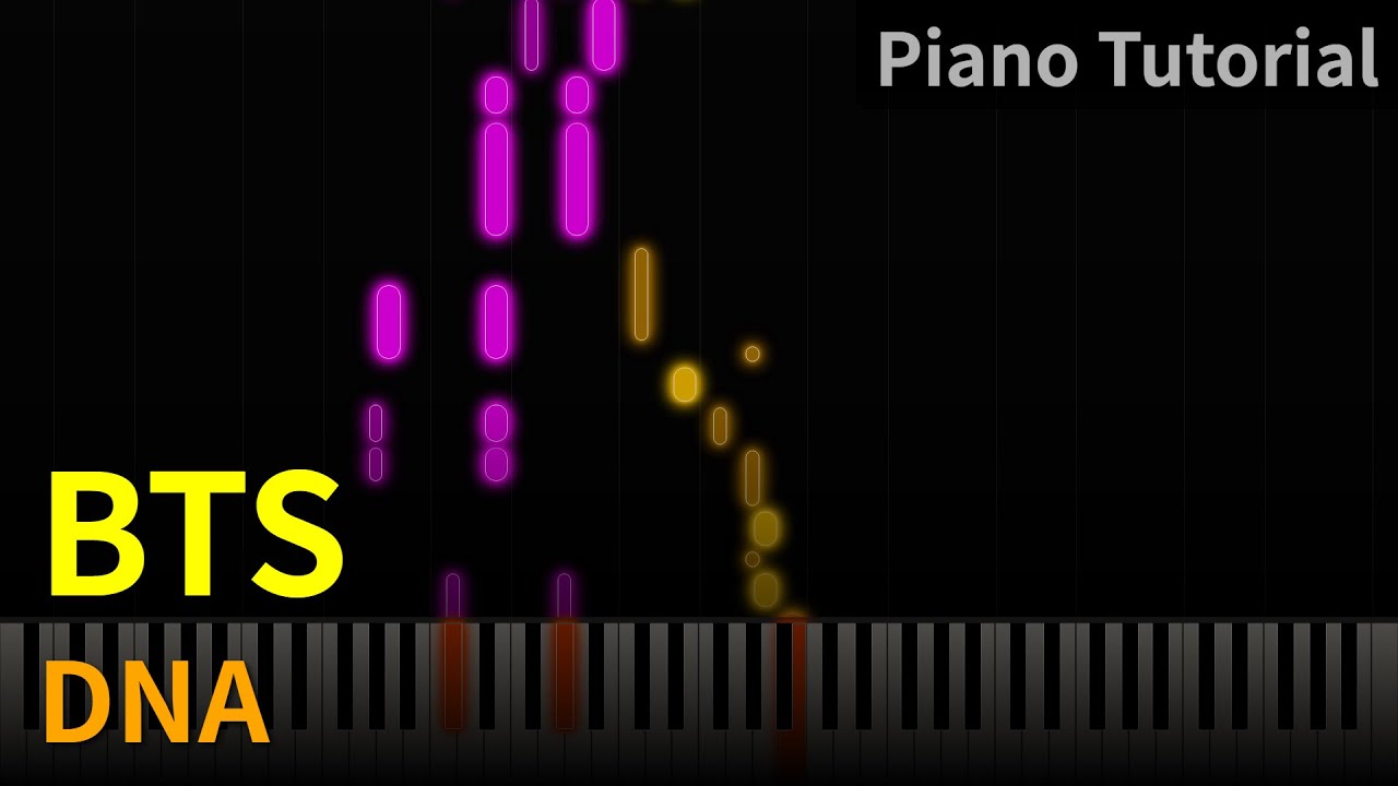 BTS DNA MEDIUM Piano Tutorial - YouTube
