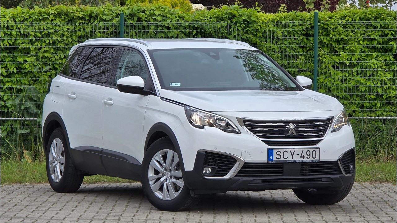 2020 Peugeot 5008 Active 1.5 BlueHDi 130 Banquise White - YouTube