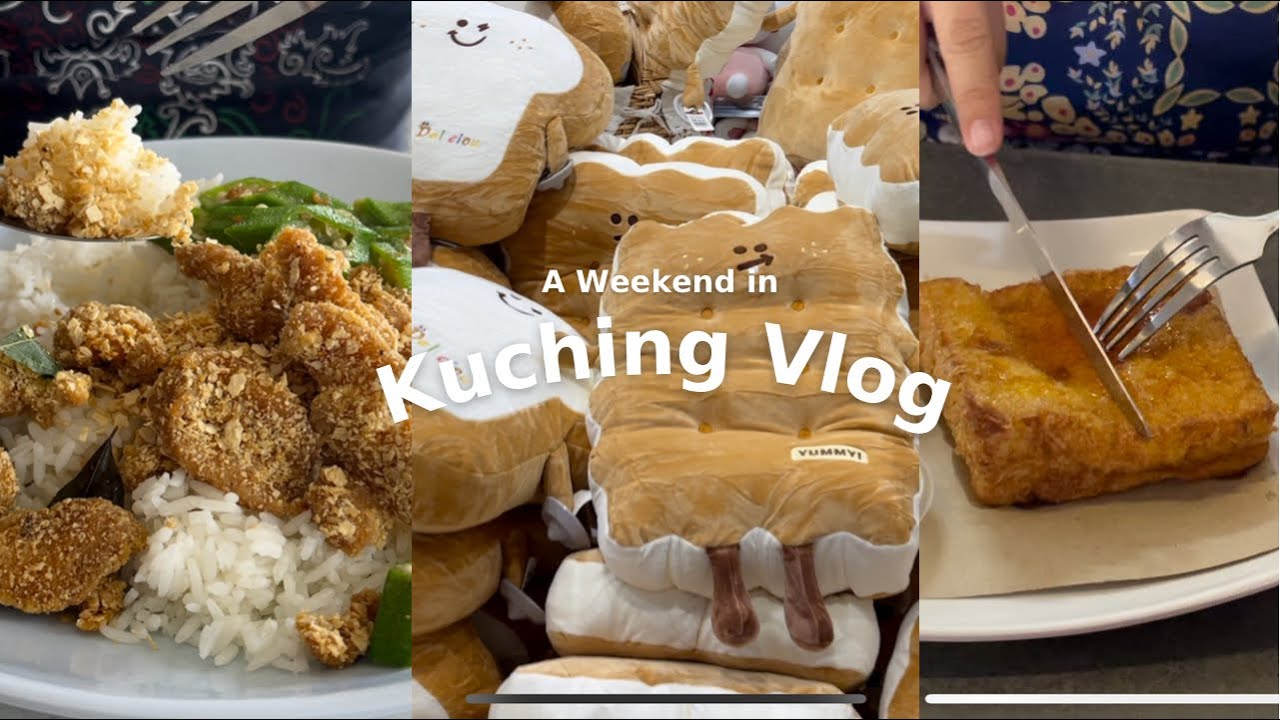 Kuching Weekend Vlog (Visiting 101 Food Centre, AEON Mall, Song Corner ...
