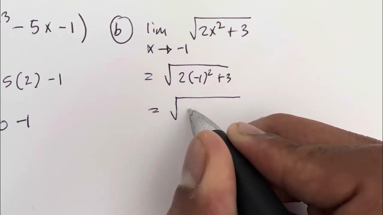 Limits of polynomial and rational direct substitution (2) - YouTube