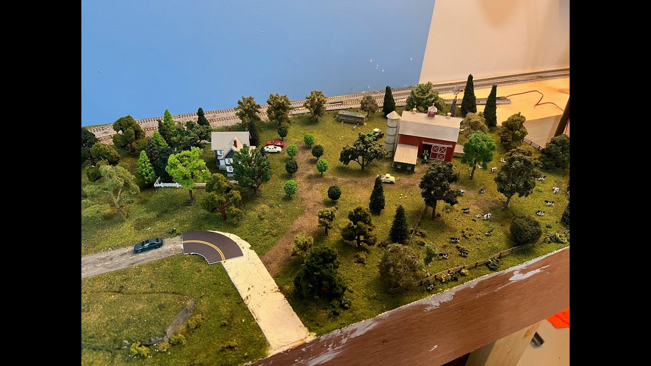 N Scale Layout Expansion #4 Farm Scene - YouTube