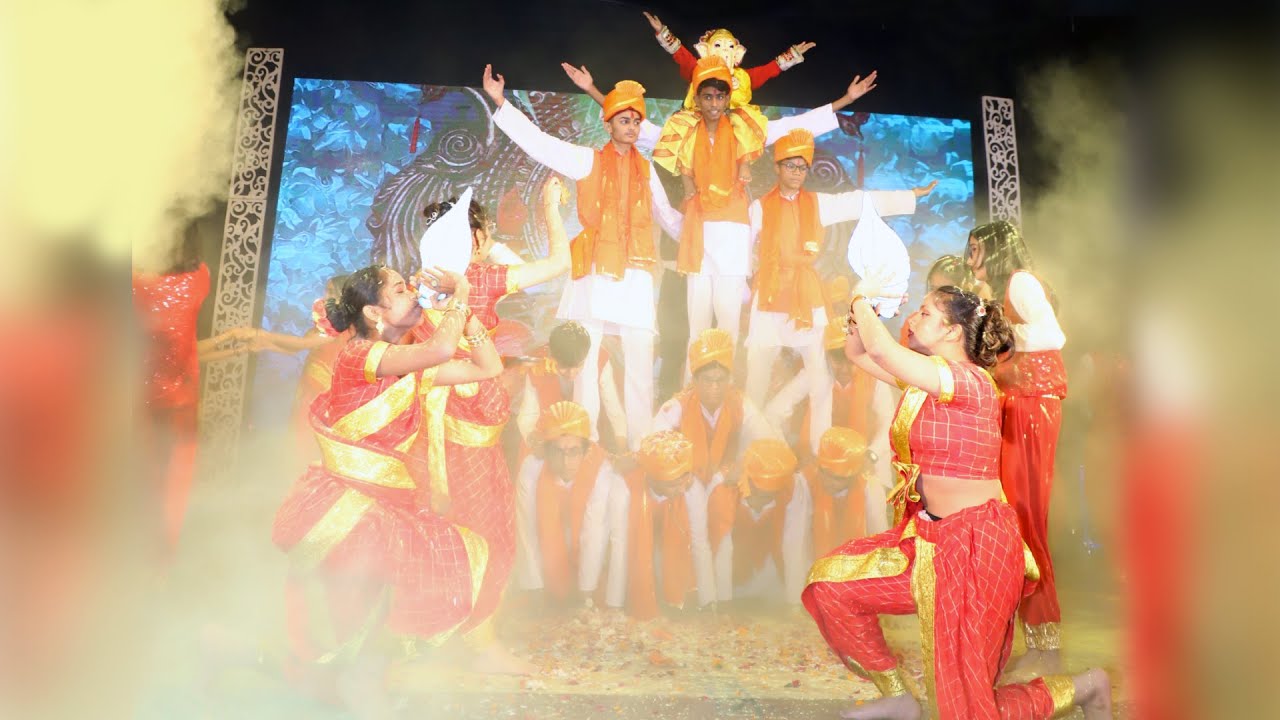 INDIA | Ganpati Dance Performance | Annual Function 2022 - 23 | GPS | Greater Noida (W) - YouTube