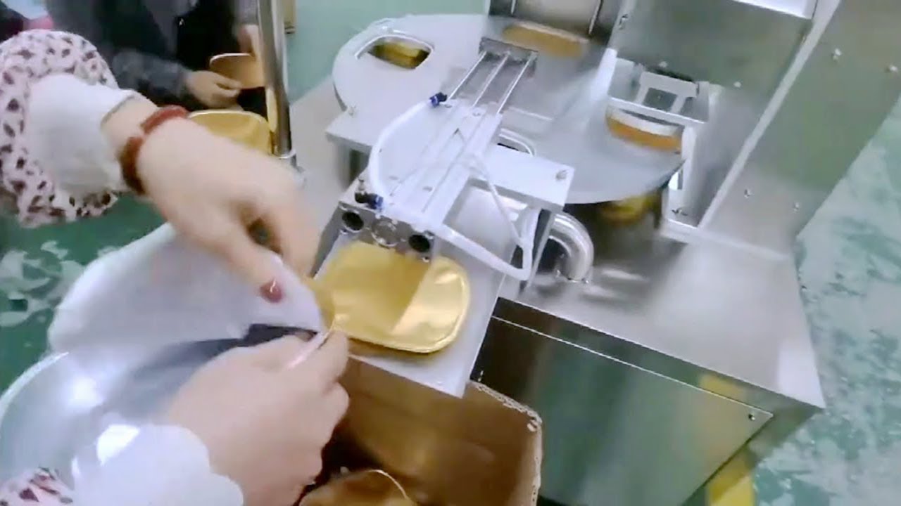 semi automatic rotary aluminum trays fast food box sealing machine ...