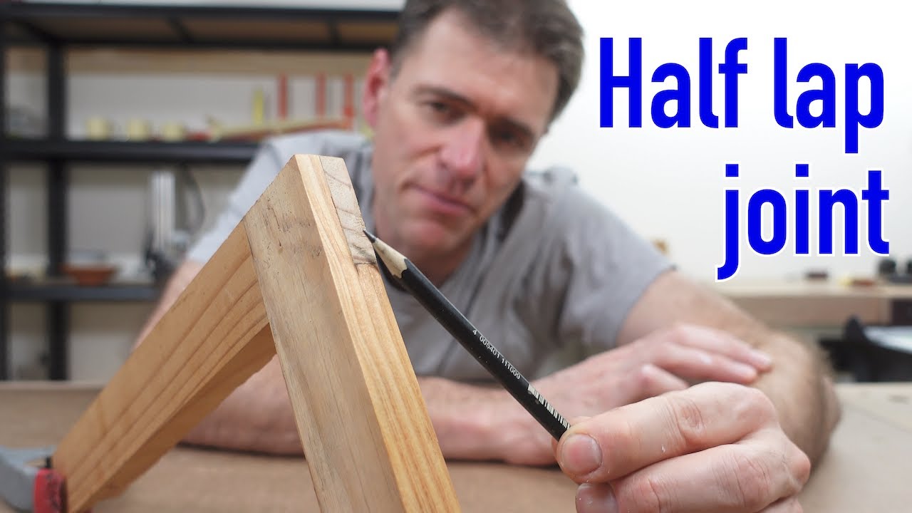 The half lap timber joint - how to make one - YouTube
