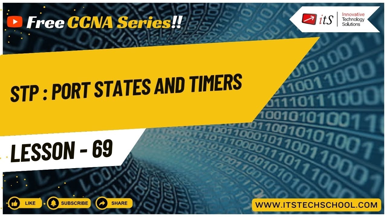 Lesson 69 - Learn CCNA - STP : Port States and Timers - YouTube