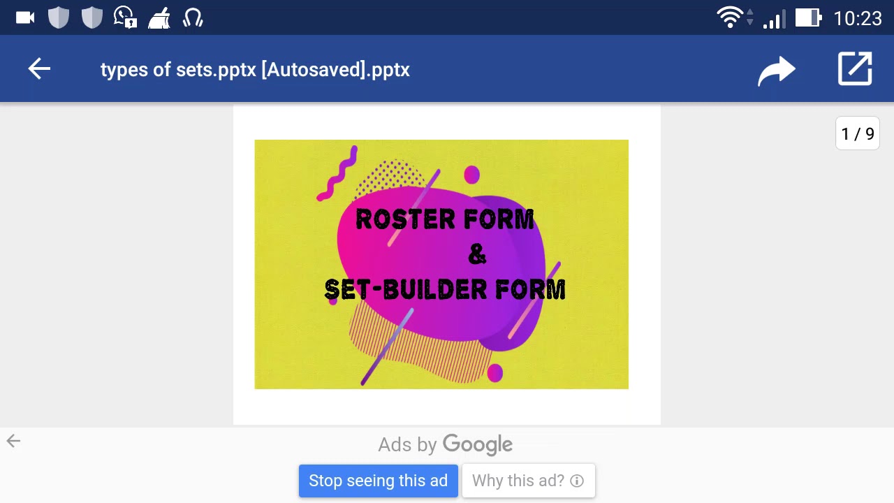 Roster form and set builder form by Sonali Mahajan - YouTube