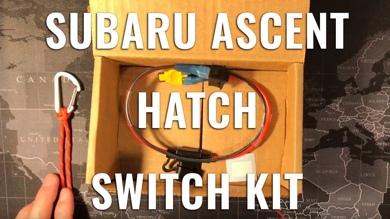 Subaru Ascent Switch Kit - YouTube