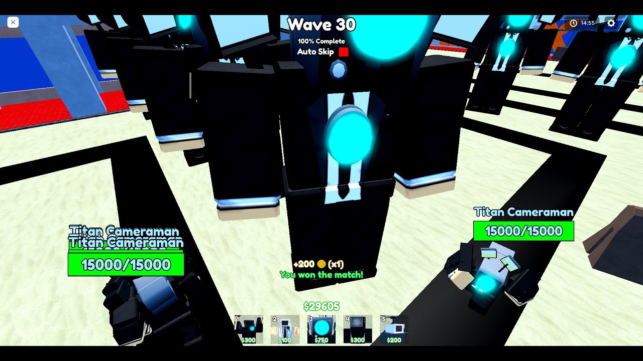 a Strat for desert (Hard) need 199 rbx for titan cameraman - YouTube