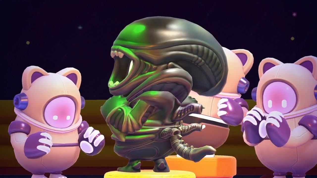 Fall Guys - Xenomorph - Chestburster Celebration - YouTube
