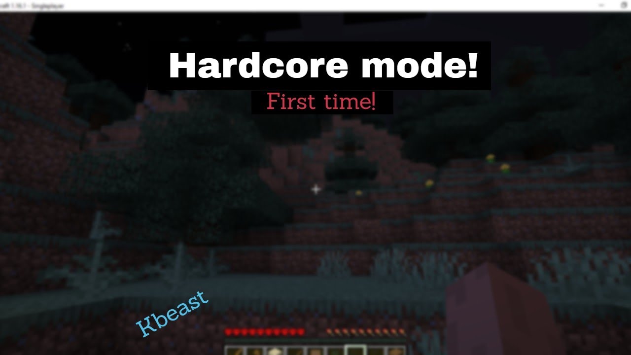 Minecraft- Hardcore mode ep: 0 (actually on java) - YouTube