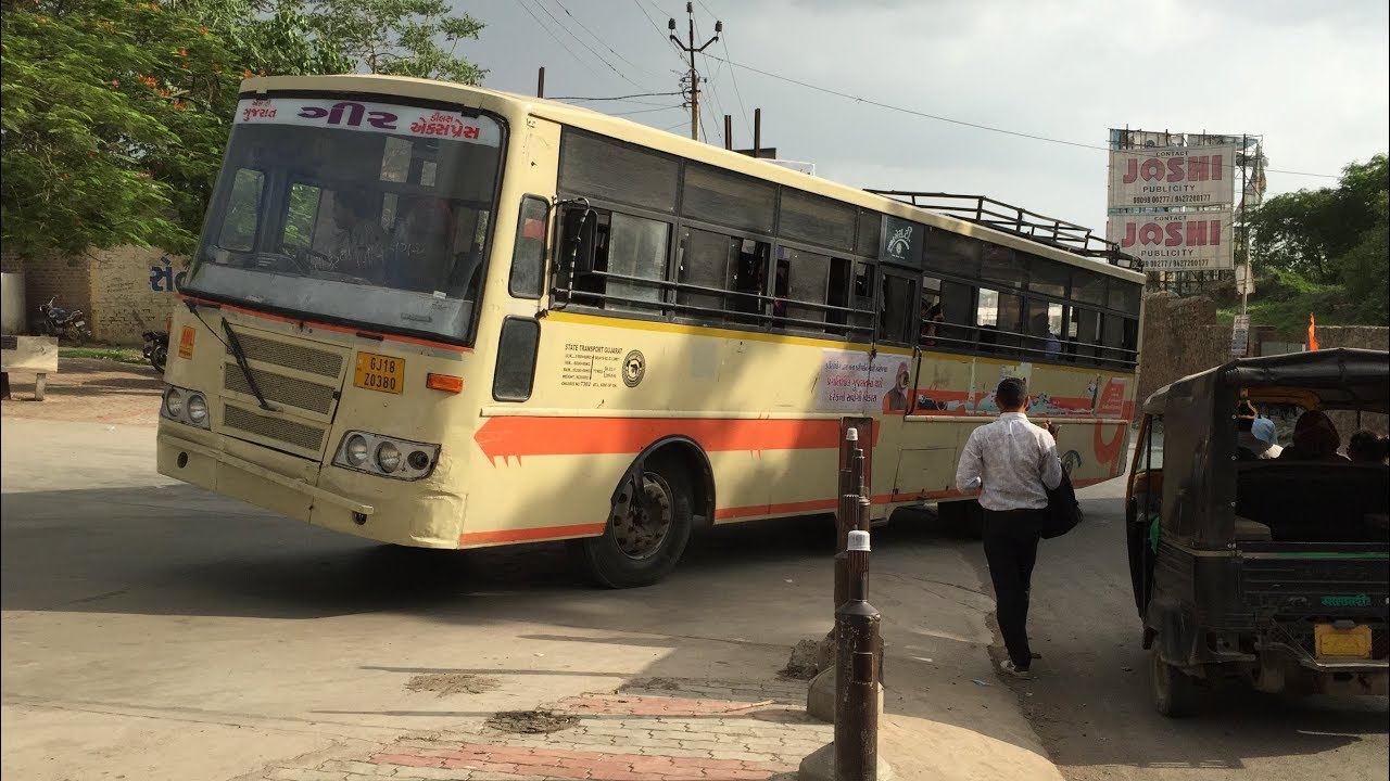 Back to Back GSRTC Deluxe,Sleeper,Gurjarnagari,Mini Bus Arrving and ...